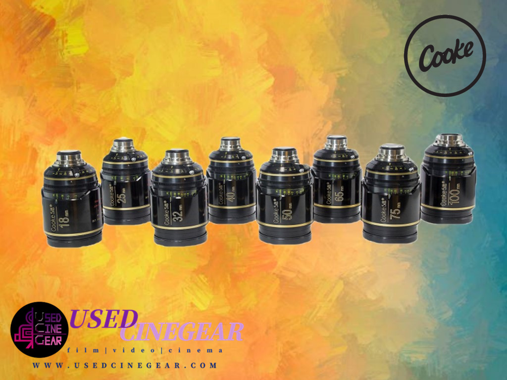 Used Cooke S5i T1.4 Cinema Lens (8pcs)
